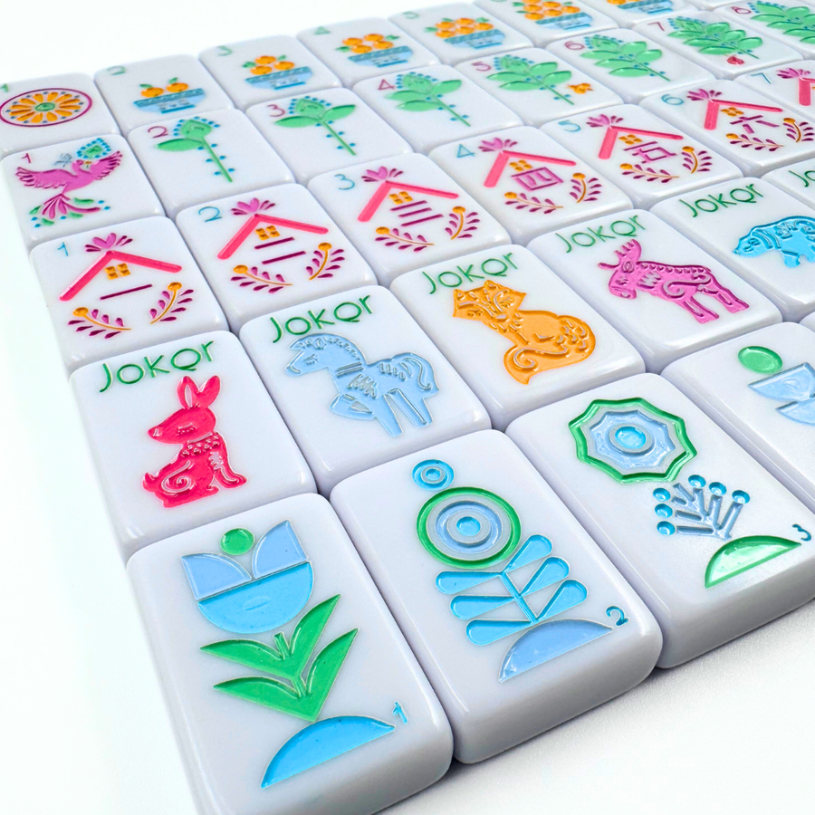 THE SCANDINAVIAN FOLK ART SERIES | Mahjong with Nordic Style – Root & Twig